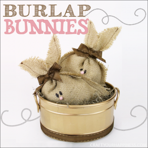 Burlap Bunnies DIY