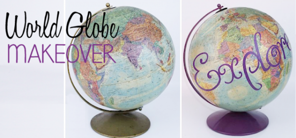 World Globe Makeover – Craft Your Happiness