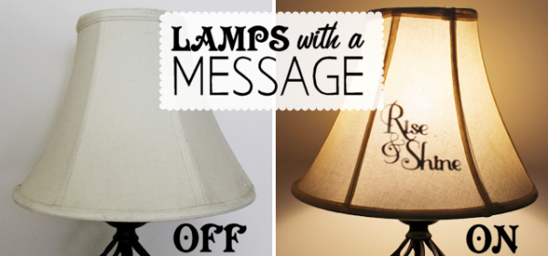 Decorate a Lamp Shade With Messages : Express Yourself! – Craft Your ...