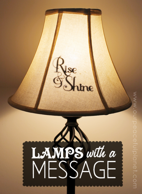 Decorate a Lamp Shade With Messages : Express Yourself! – Craft Your ...