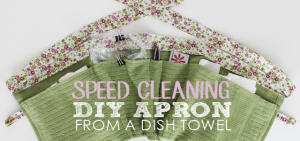 Speed Clean With This DIY Pocket Apron – Craft Your Happiness