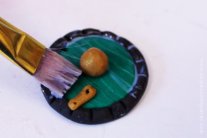 Easy Tiny Clay Hobbit Door (& Gandalf) – Craft Your Happiness