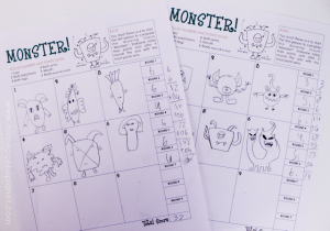 Monster! A Halloween Game (Free printables) – Craft Your Happiness