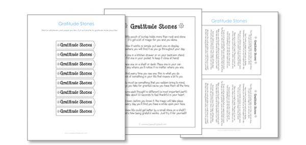 Encourage Thankfulness with Gratitude Stones – Craft Your Happiness