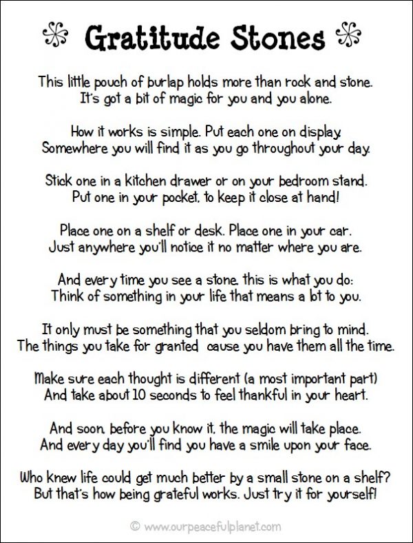 Encourage Thankfulness with Gratitude Stones – Craft Your Happiness