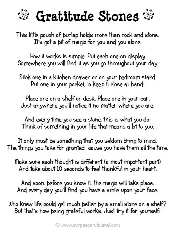 Encourage Thankfulness with Gratitude Stones – Craft Your Happiness