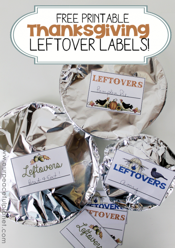 Thanksgiving Leftovers Labels – Craft Your Happiness