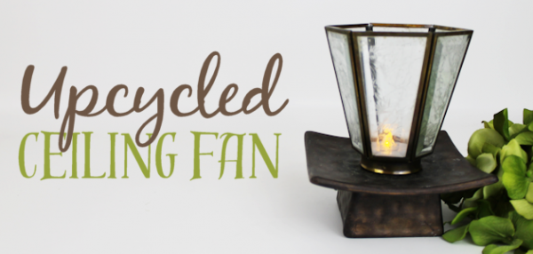 Upcycled Ceiling Fan to Elegant Illuminated Decor – Craft Your Happiness