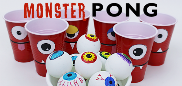 How to Make a Fun Monster Eye Pong Party Game – Craft Your Happiness