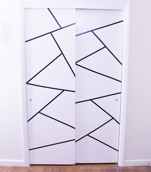 15 Minute Removable $3 Geometric Door Decorations – Craft Your Happiness