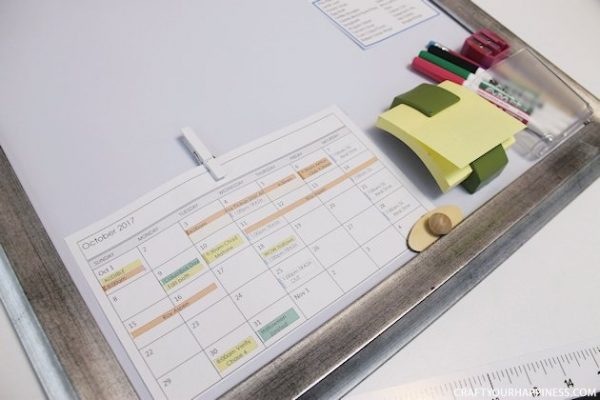 Easily Make a Large DIY Dry Erase Board – Craft Your Happiness