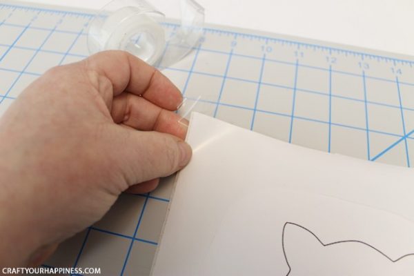 Making Stencils from Contact Paper – Craft Your Happiness