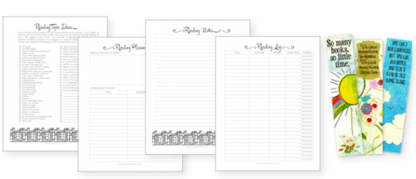 Free Reading Challenge Kit & Bookmarks