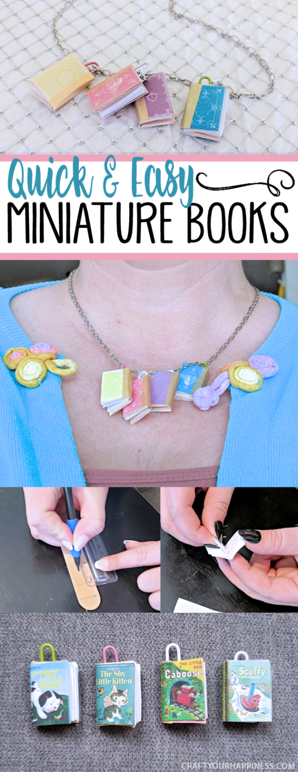 How to Make Miniature Books from Craft Sticks Quick & Easy – Craft Your ...