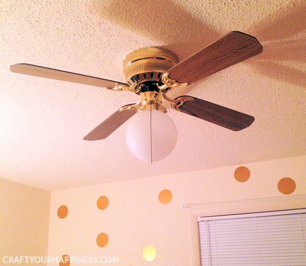 Simple Ceiling Fan Makeover – Craft Your Happiness