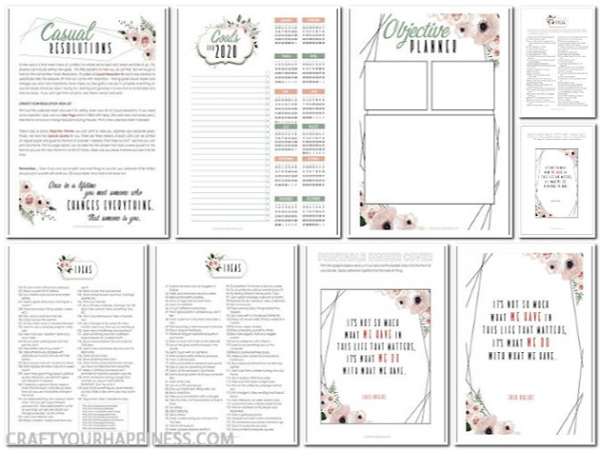 Casual Resolutions Goal Setting Kit 2020 Edition – Craft Your Happiness