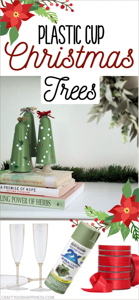 DIY Plastic Cup Christmas Tree Decor Farmhouse Style – Craft Your Happiness
