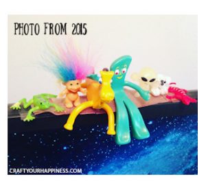 Decorate Your Office with a Mini Paint Stick DIY Monitor Top Shelf ...