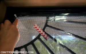 DIY Removable Clear Screen Door Cover – Craft Your Happiness