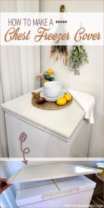 How To Make a Chest Freezer Cover – Craft Your Happiness